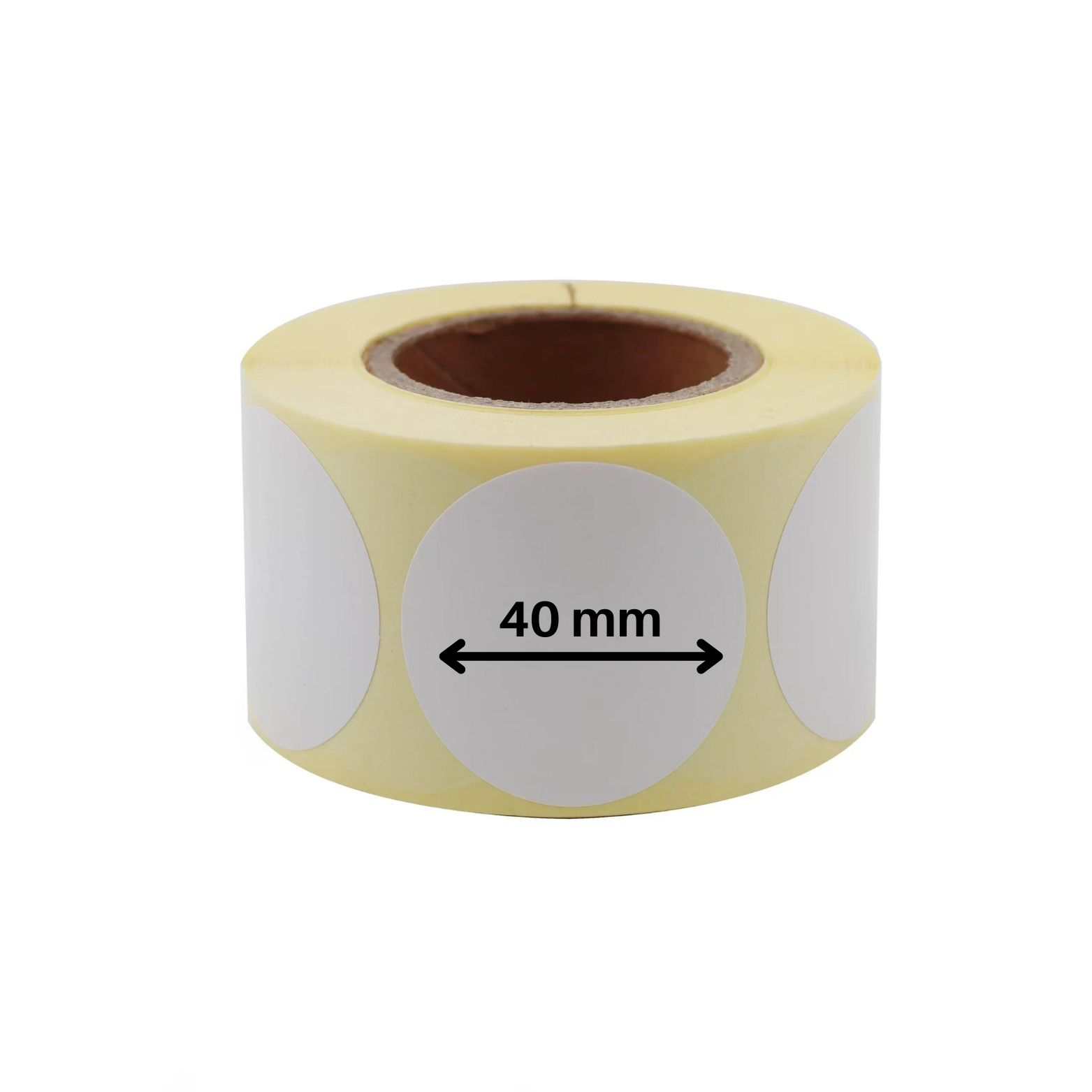40 mm Çap Rulo Barkod Etiketi 40 mm Çap Rulo Barkod Etiketi